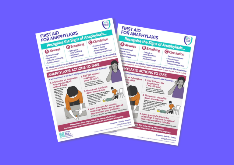 First Aid for Anaphylaxis (colour) - Allergy School